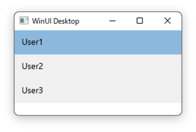 [WinUI 3][ListBox] リストアイテムをバインドして表示する | HIROs.NET Blog