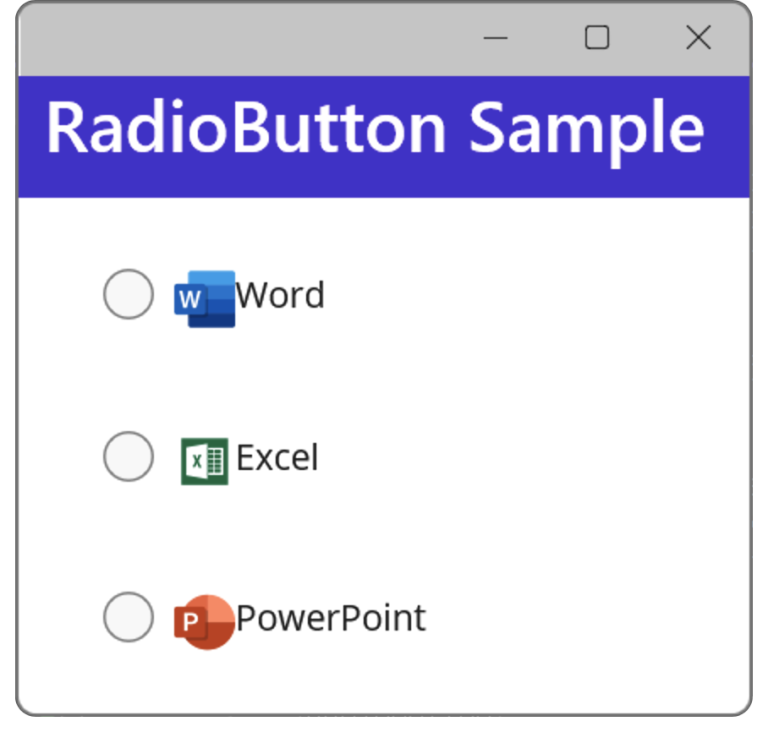 [.NET MAUI][RadioButton] ラジオボタンにイメージを表示する | HIROs.NET Blog